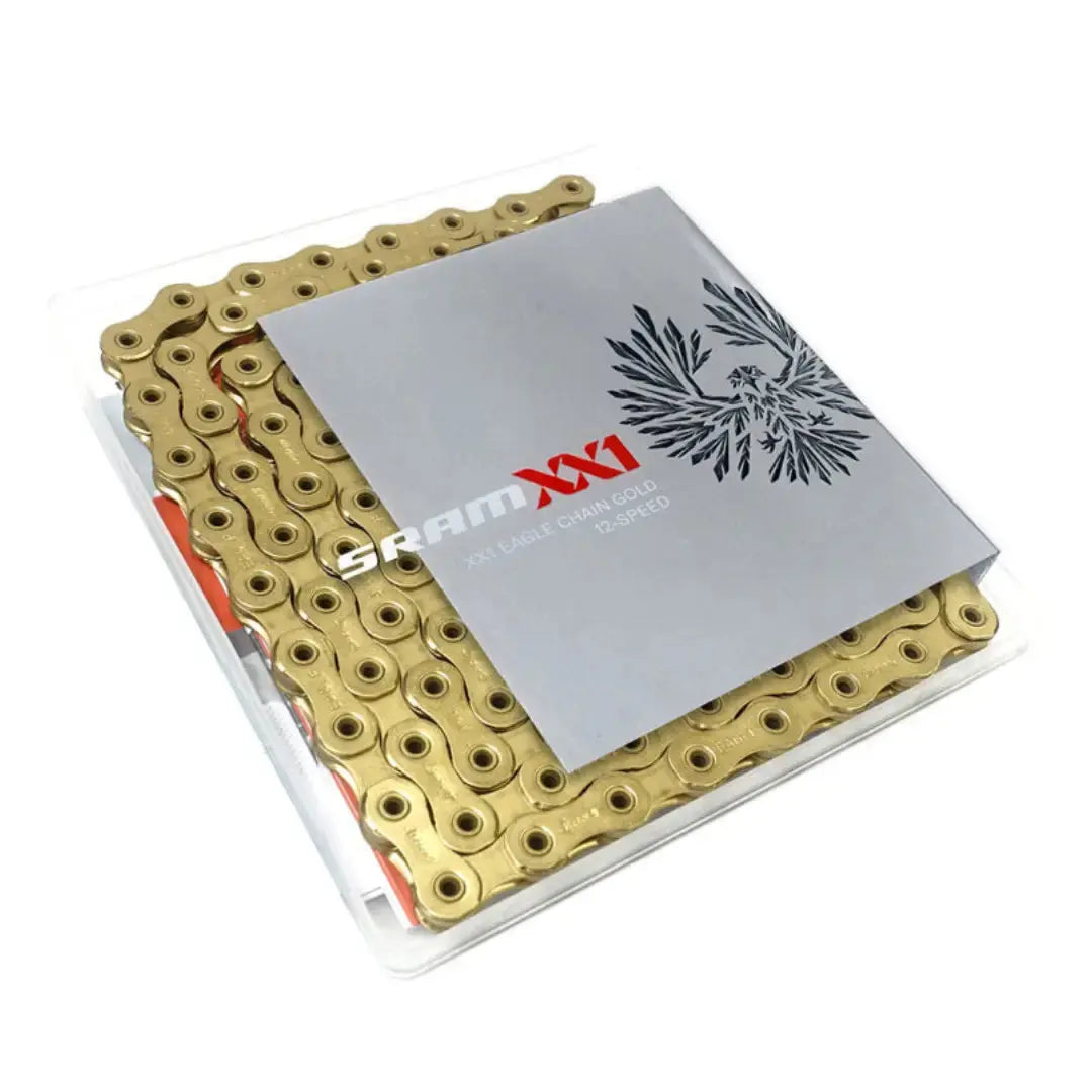 SRAM XX1 Eagle Gold Chain - 12 Speed | 126 Links Dialed Cycling Lab