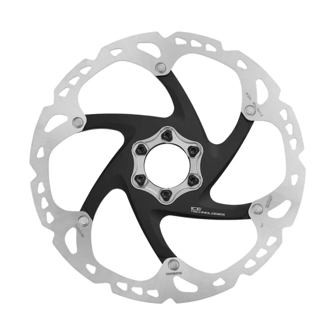 Shimano Deore XT SM-RT86-L Disc Brake Rotor - 203mm | 6-Bolt – Dialed ...