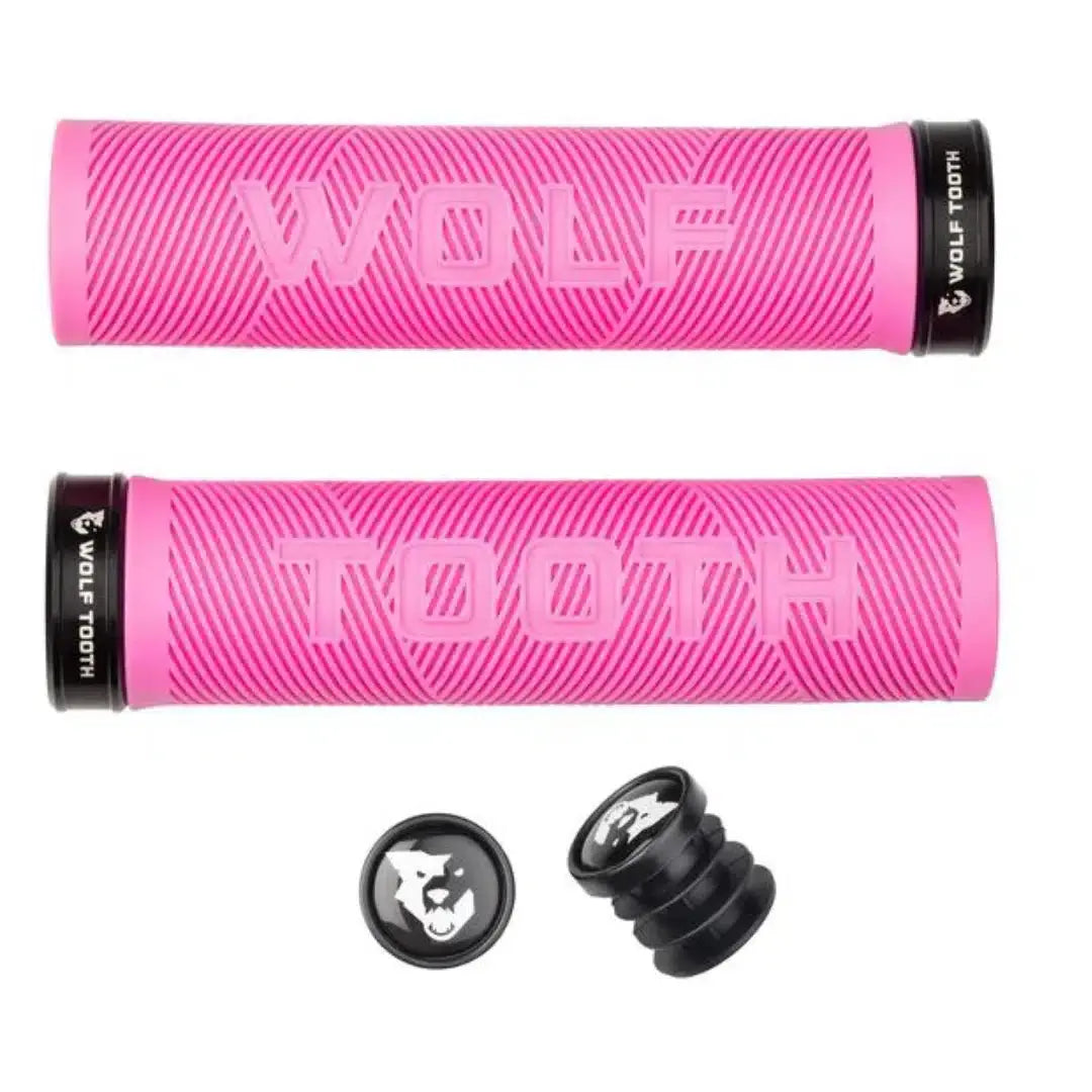 Wolf Tooth Echo Lock-On Grips - Pink – Dialed Cycling Lab